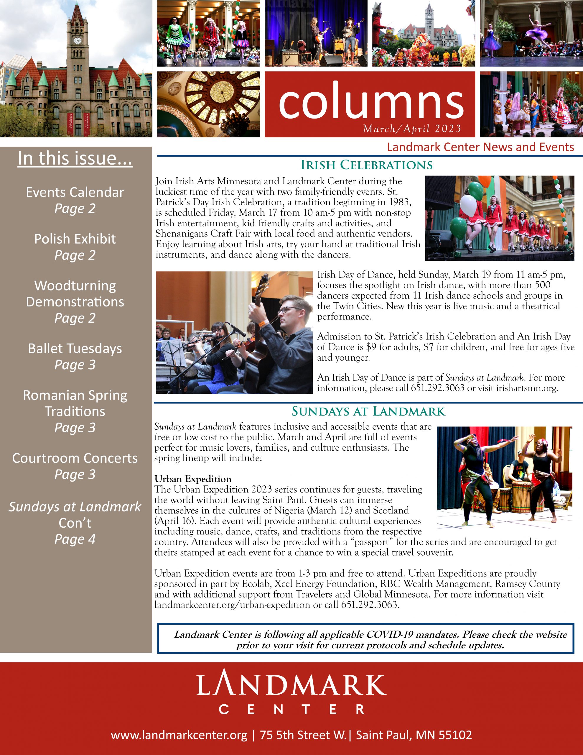 COLUMNS newsletter
